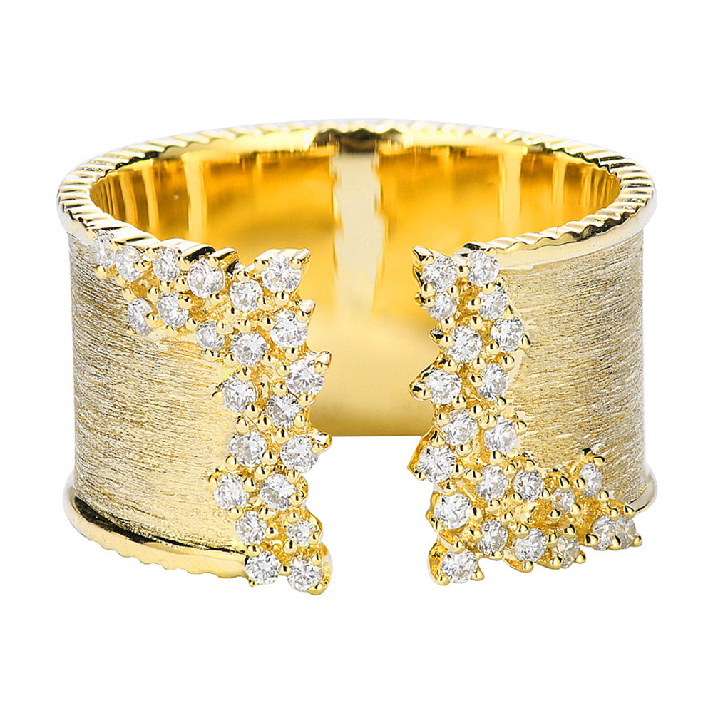 Diamond Wide Open Ring | HX Jewelry