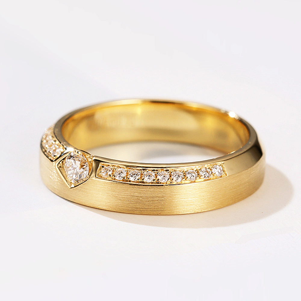 Contemporary Design Diamond Wedding Ring | HX Jewelry