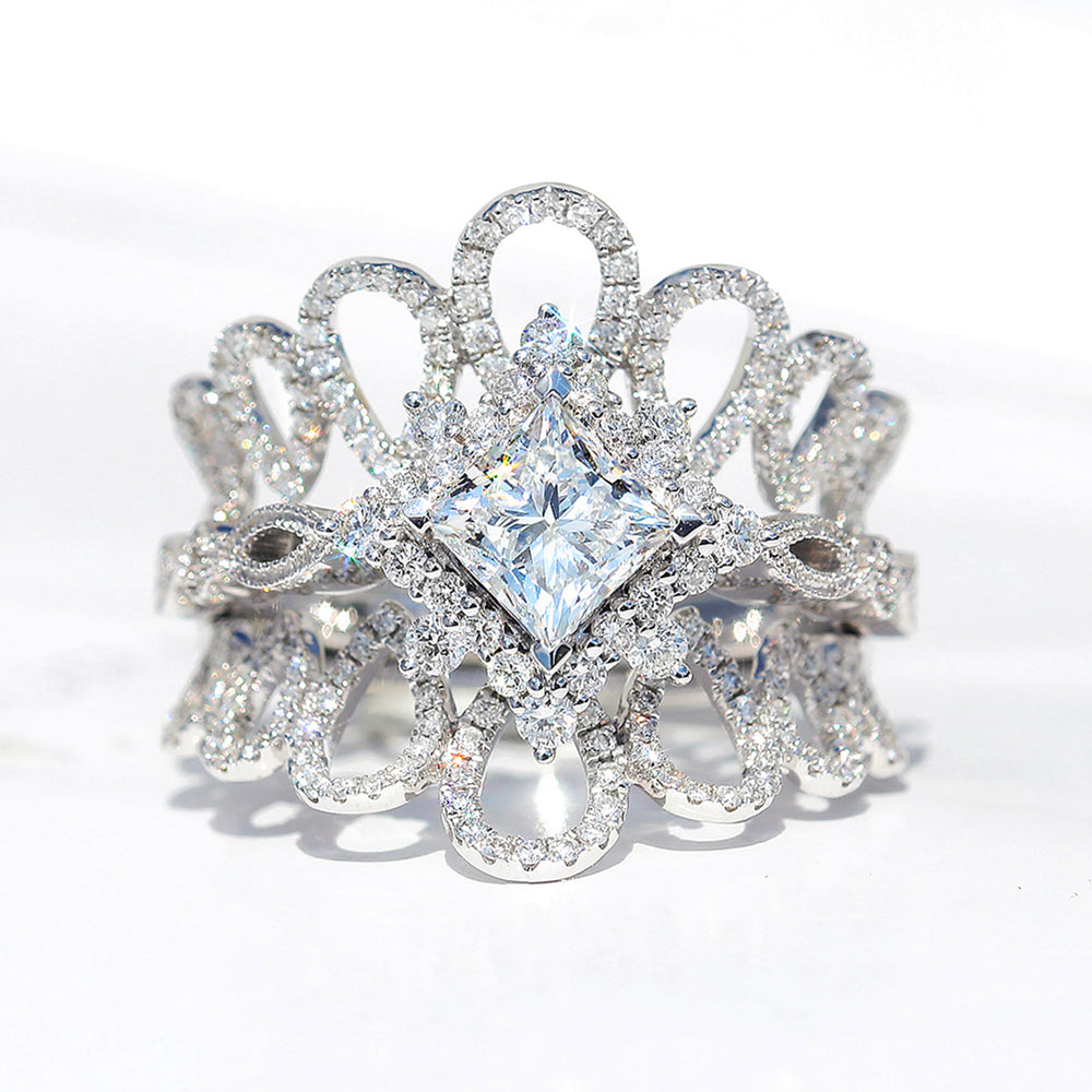 Diamond Enhancer Guard Wrap Insert Ring | HX Jewelry